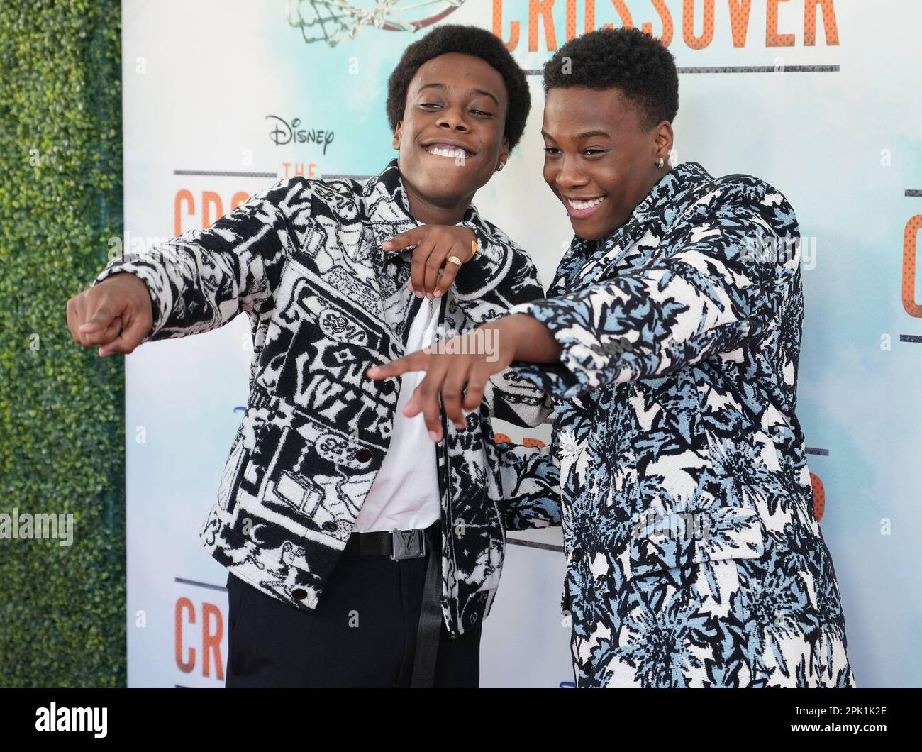 Los Angeles, USA. 04th Apr, 2023. (L-R) Amari O'Neil and Amir O'Neil ...