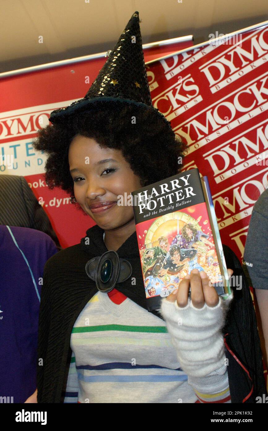 Fuzzy at the Australian release of Harry Potter & The Deathly Hallows ...