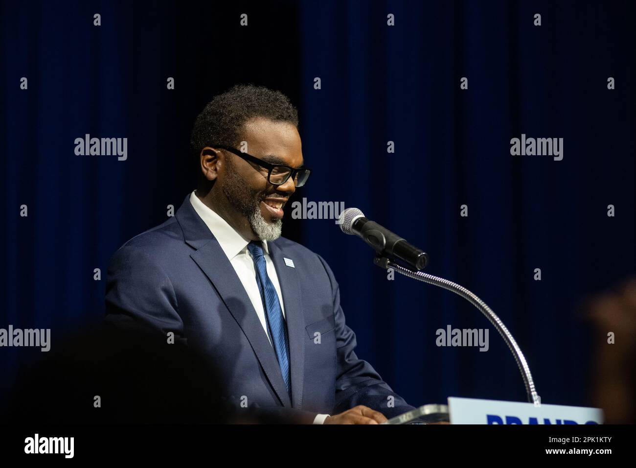 Election night party for newly elected Mayor of Chicago, Brandon ...