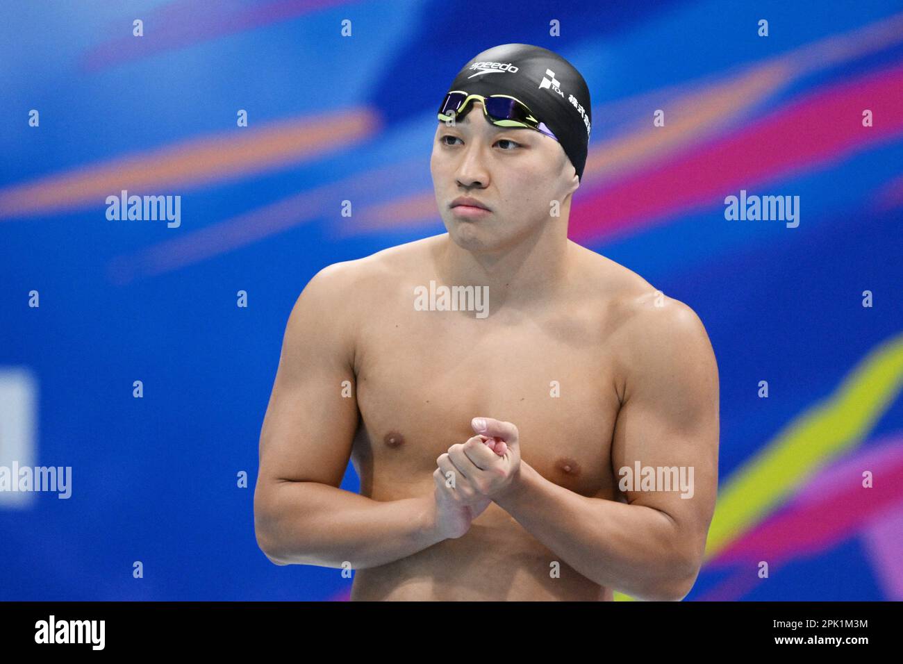 Tokyo, Japan. Credit: MATSUO. 5th Apr, 2023. Yoshiki Yamanaka Swimming ...