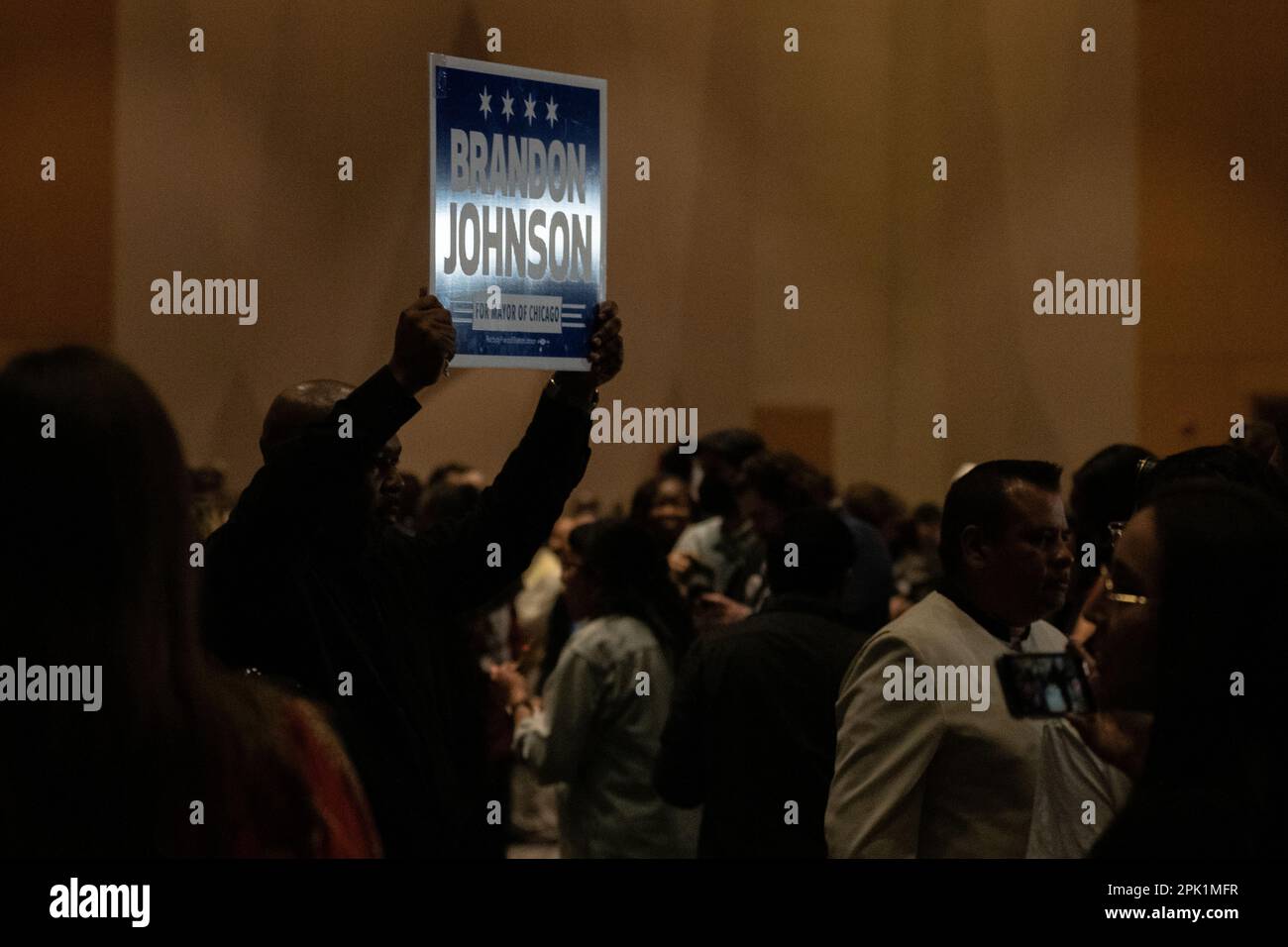 Election night party for newly elected Mayor of Chicago, Brandon ...