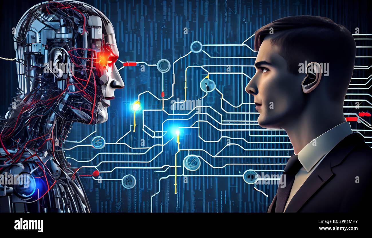 Ai vs human brain hi-res stock photography and images - Alamy