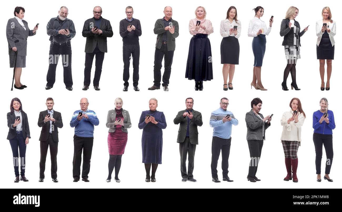 a group of people hold a phone in their hand and look into the phone ...