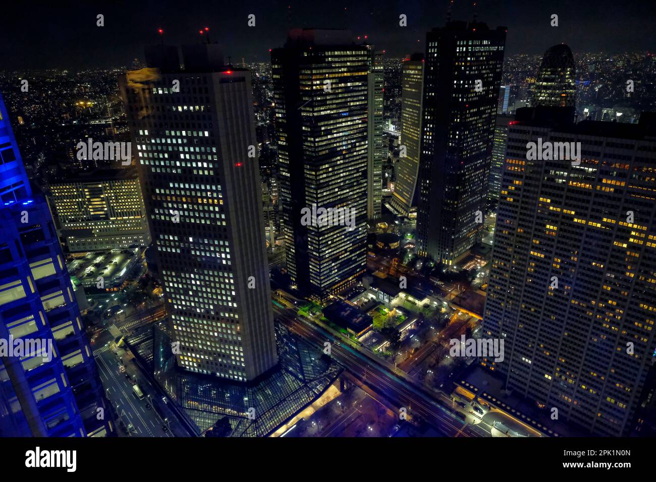 Tokyo, Japan - March 7, 2023: Views of the city of Tokyo from the Tokyo ...