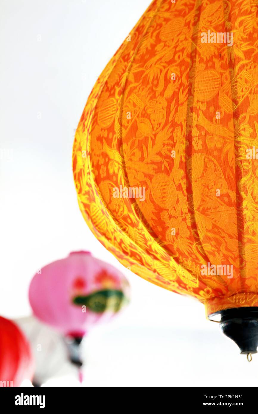 A few images of celebration lights, asian culture lights, colorful ...