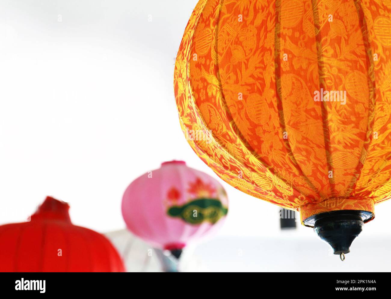 A few images of celebration lights, asian culture lights, colorful ...