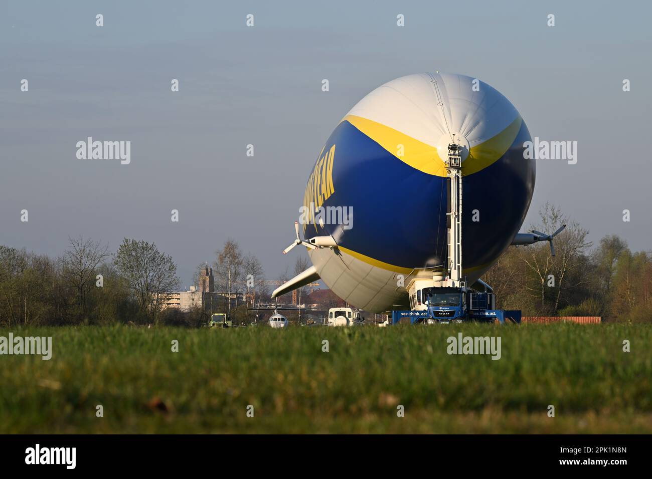 Friedrichshafen, Germany. 05th Apr, 2023. The Zeppelin NT (New ...