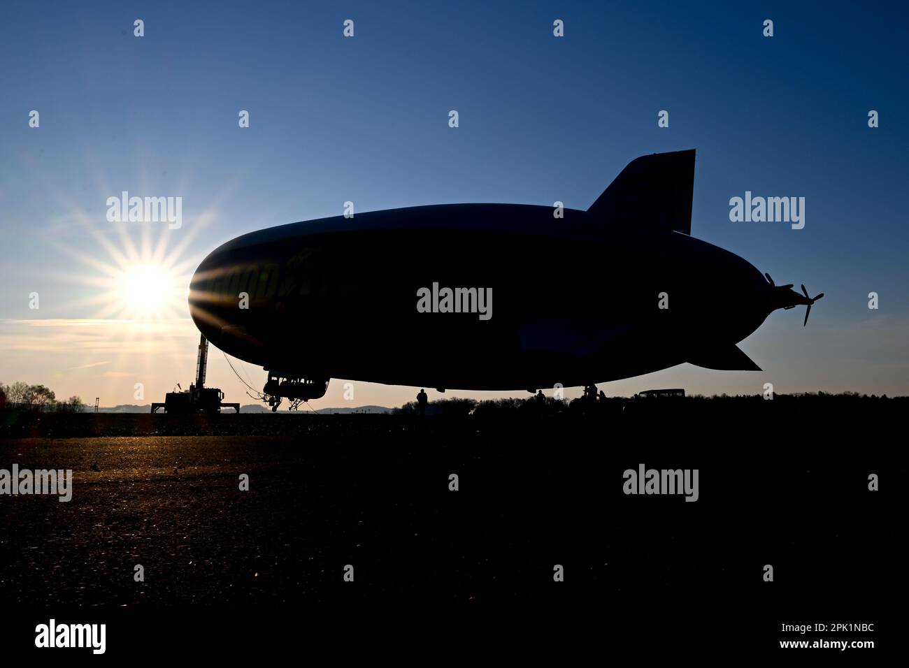 Friedrichshafen, Germany. 05th Apr, 2023. The Zeppelin NT (New ...