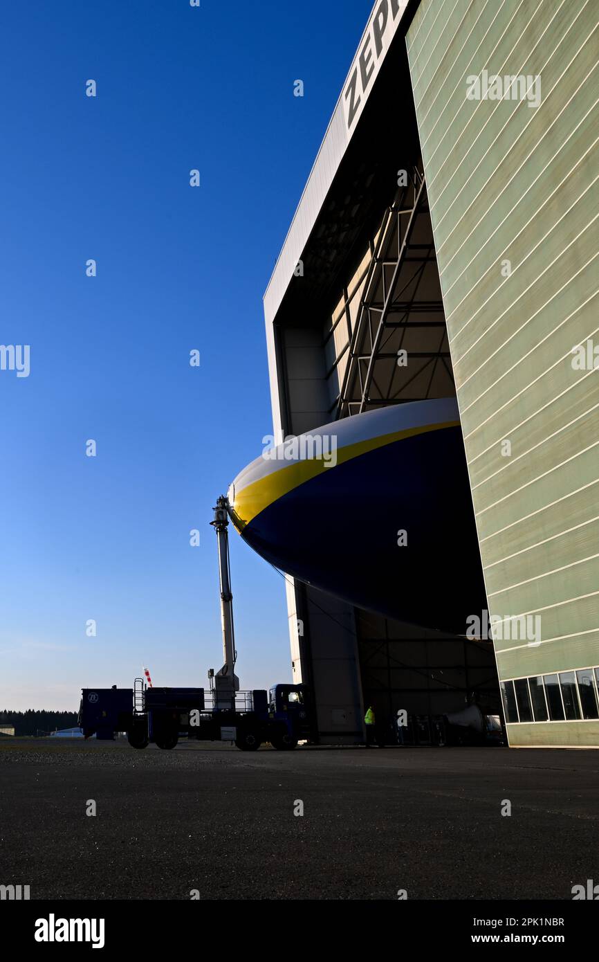 Friedrichshafen, Germany. 05th Apr, 2023. The Zeppelin NT (New ...