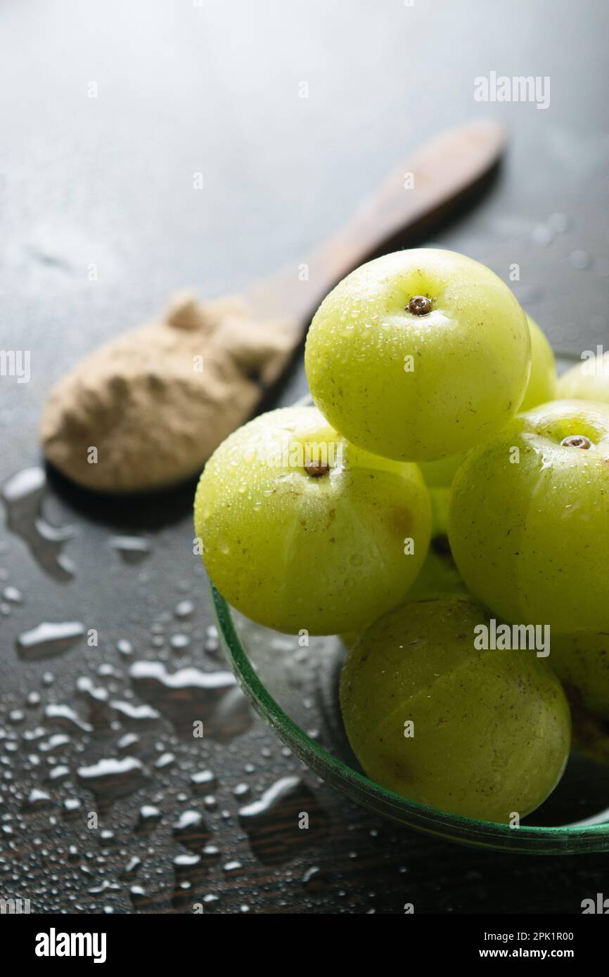 Indian gooseberry amla hi-res stock photography and images - Alamy
