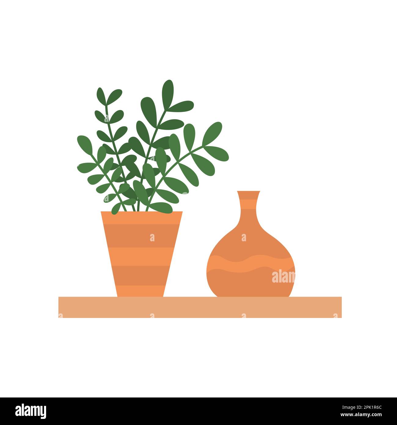 Vector flat style shelf Stock Vector Image & Art - Alamy
