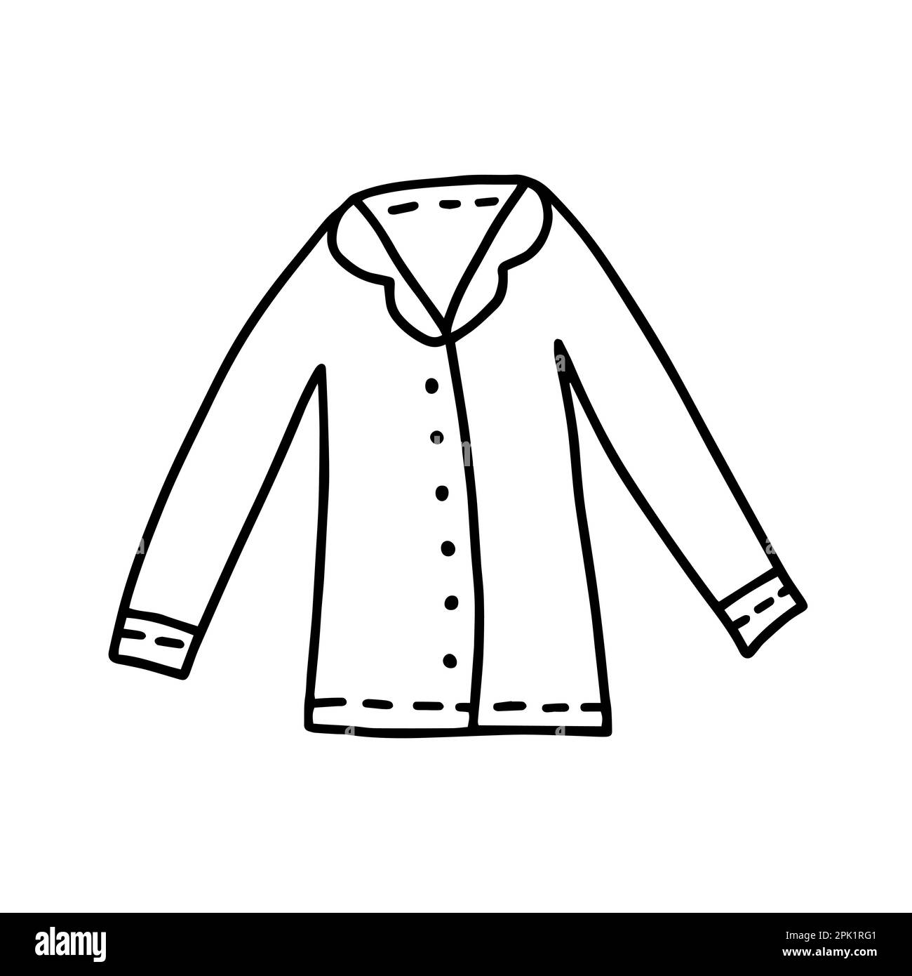 Doodle pyjamas vector illustration Stock Vector Image & Art - Alamy