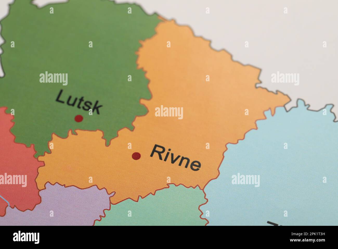 Map of rivne hi-res stock photography and images - Alamy