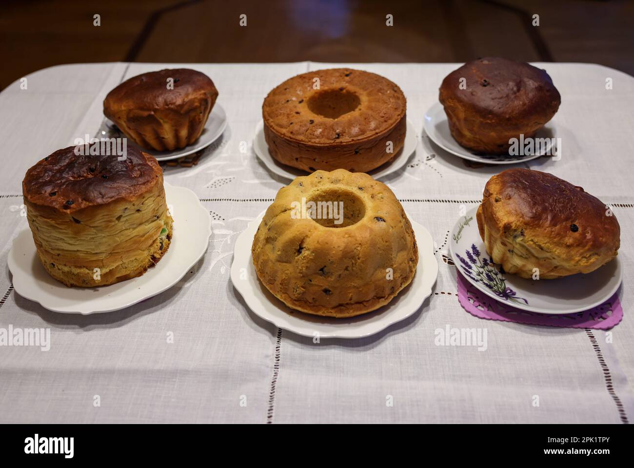 Traditional Ukrainian Easter Cake Kulich or Orthodox Christian Easter ...