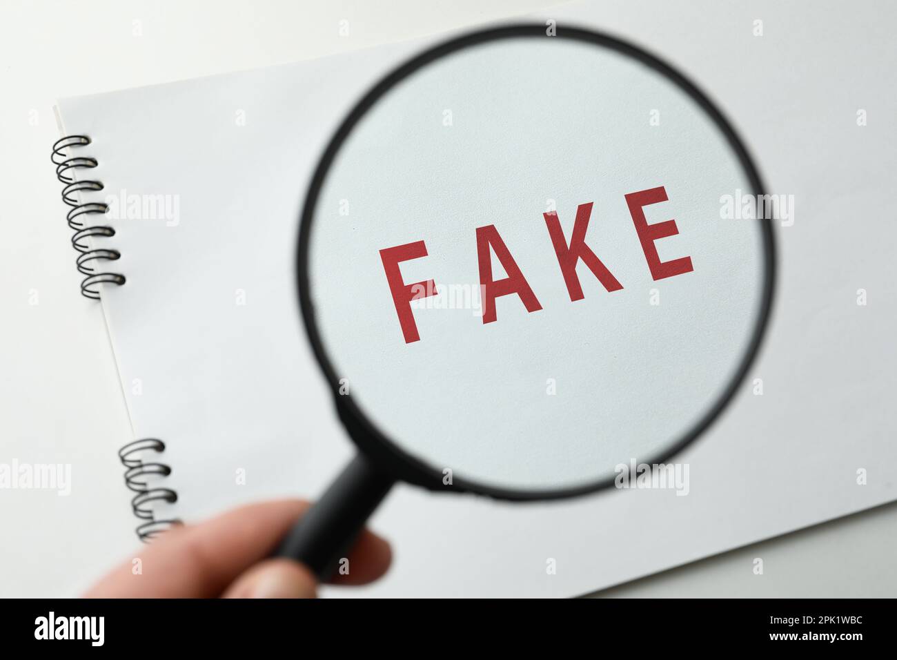 Truth word with magnifying glass hi-res stock photography and images ...