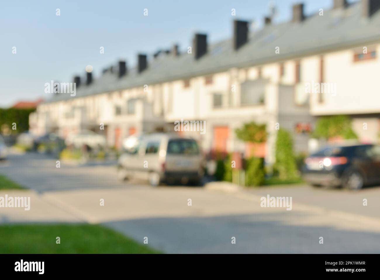 Driveway modern suburb spring hi-res stock photography and images - Alamy