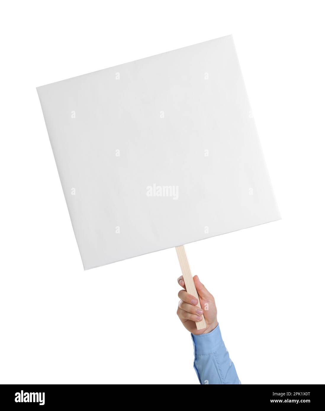 Male activist holding big Cut Out Stock Images & Pictures - Alamy