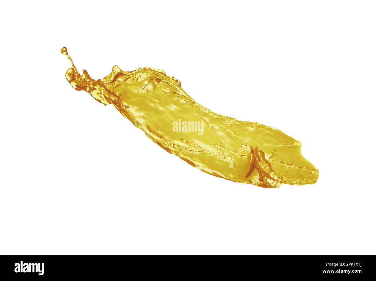 Natural organic cooking oil splashing on white background Stock Photo ...