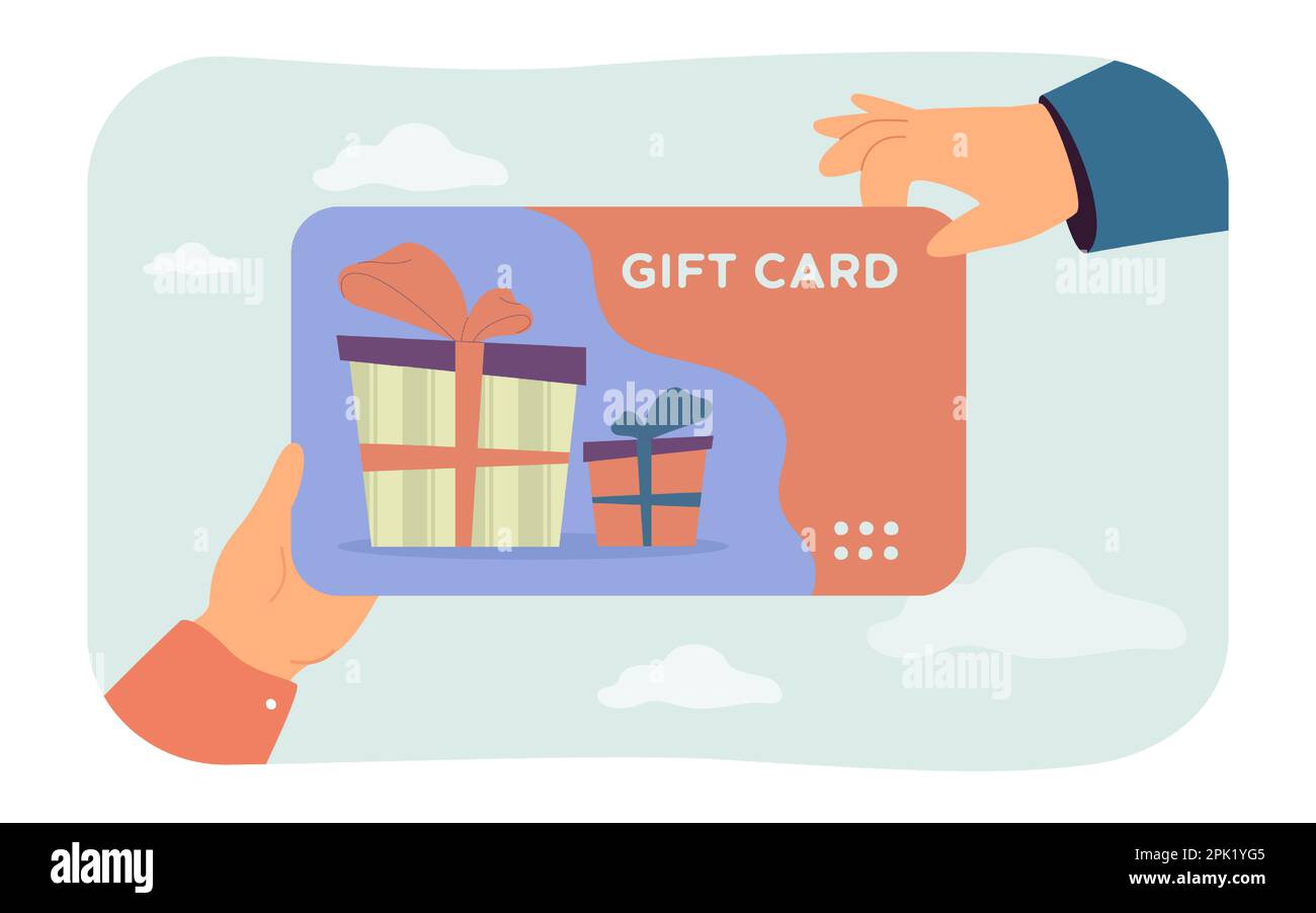 Person receiving card Stock Vector Images - Alamy