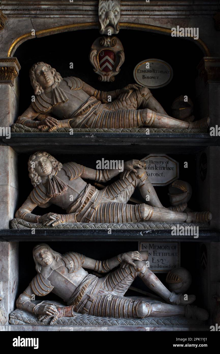 Seventeenth century patriarchs of the wealthy Fettiplace family ...