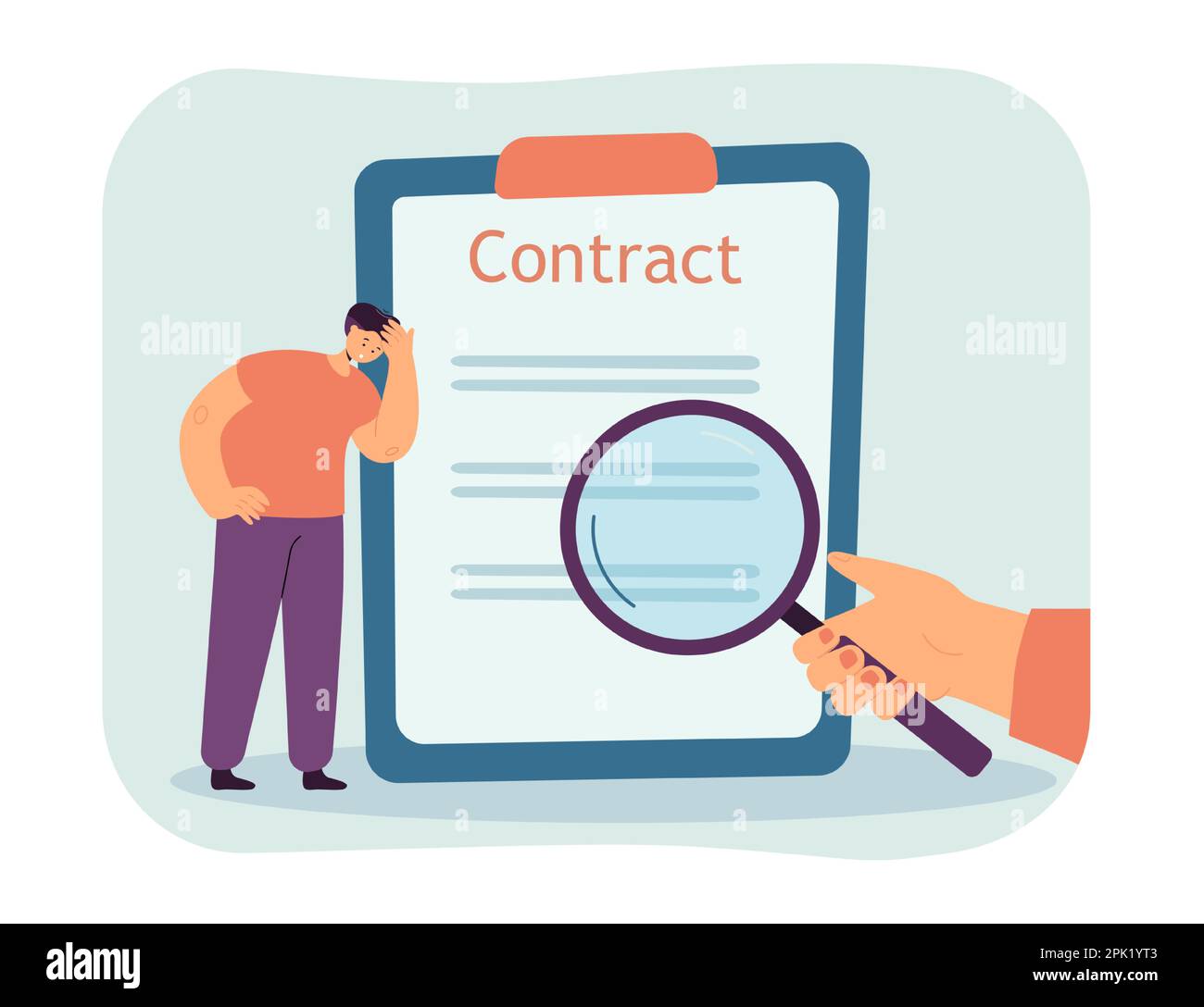 Employment contract cartoon hi-res stock photography and images - Alamy