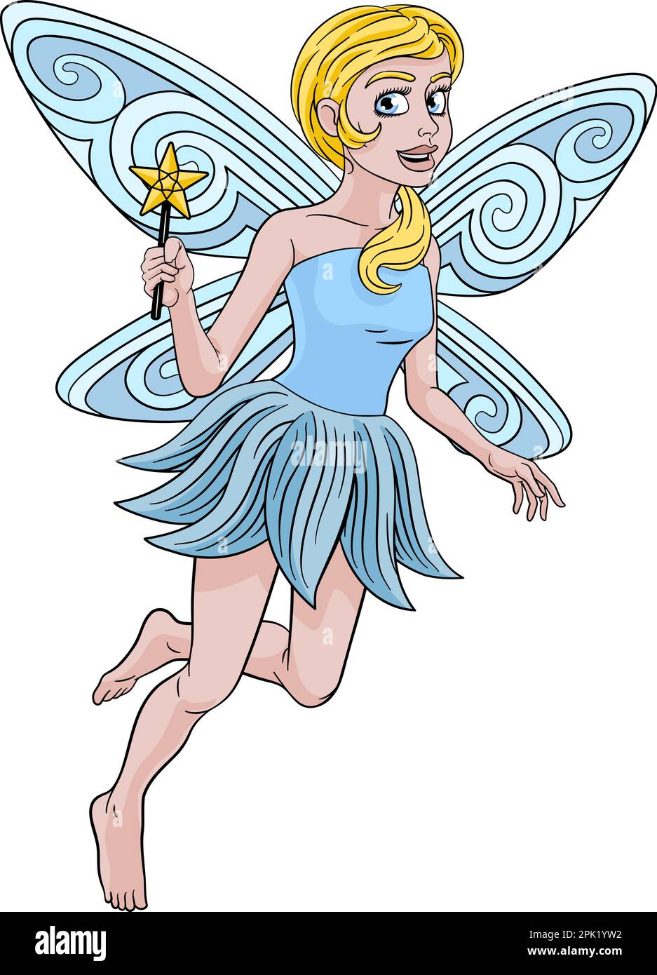 Fairy wand cartoon hi-res stock photography and images - Alamy