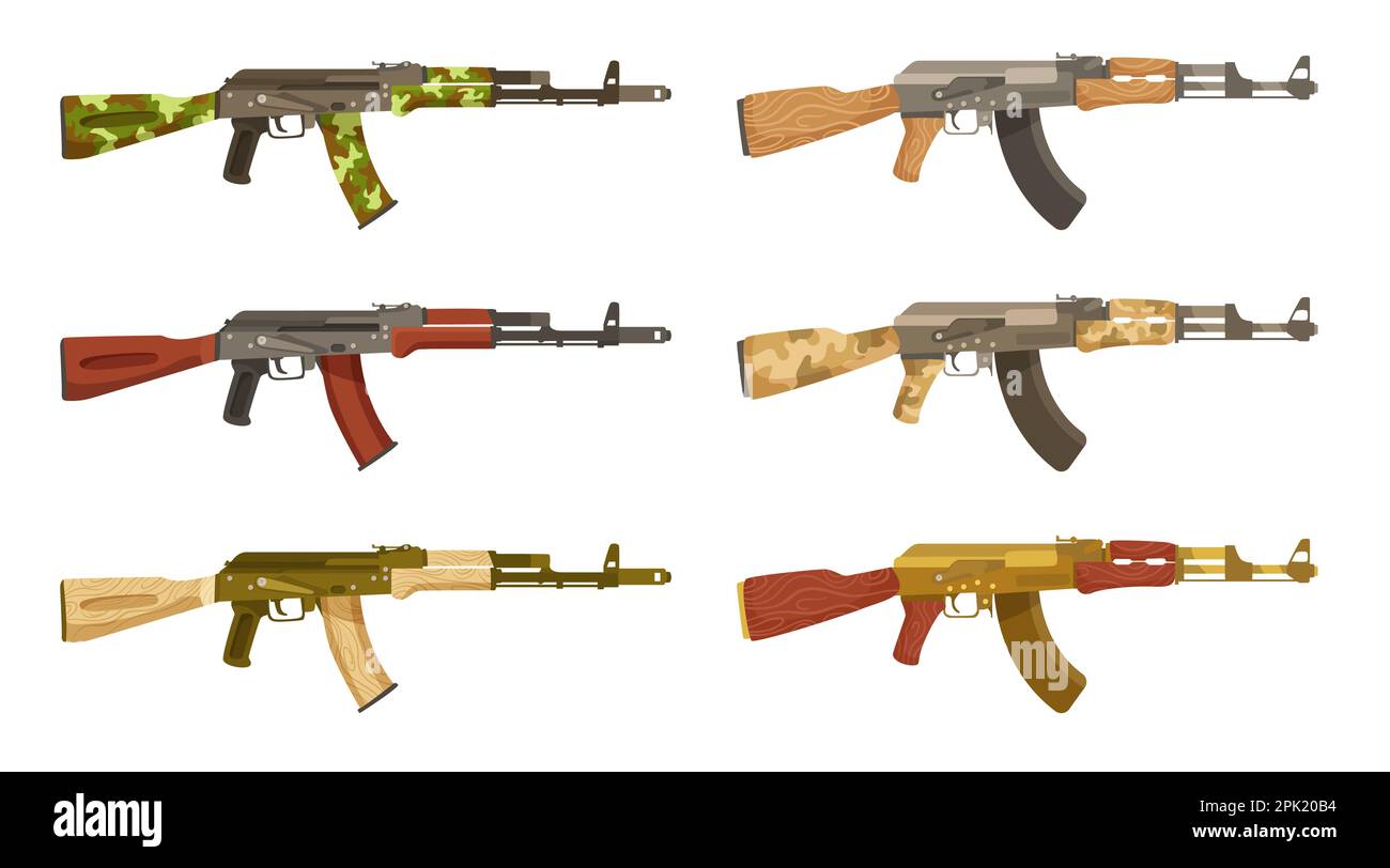 Cartoon guns Cut Out Stock Images & Pictures - Alamy