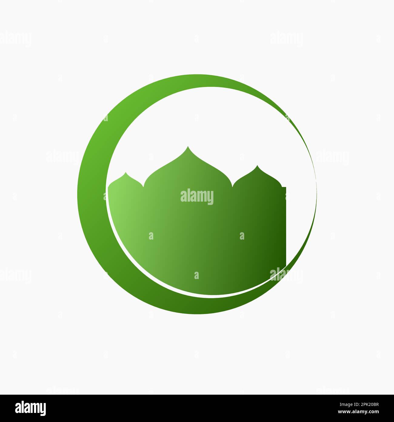 islamic frame badge design with smooth gradient. arabic logo design ...