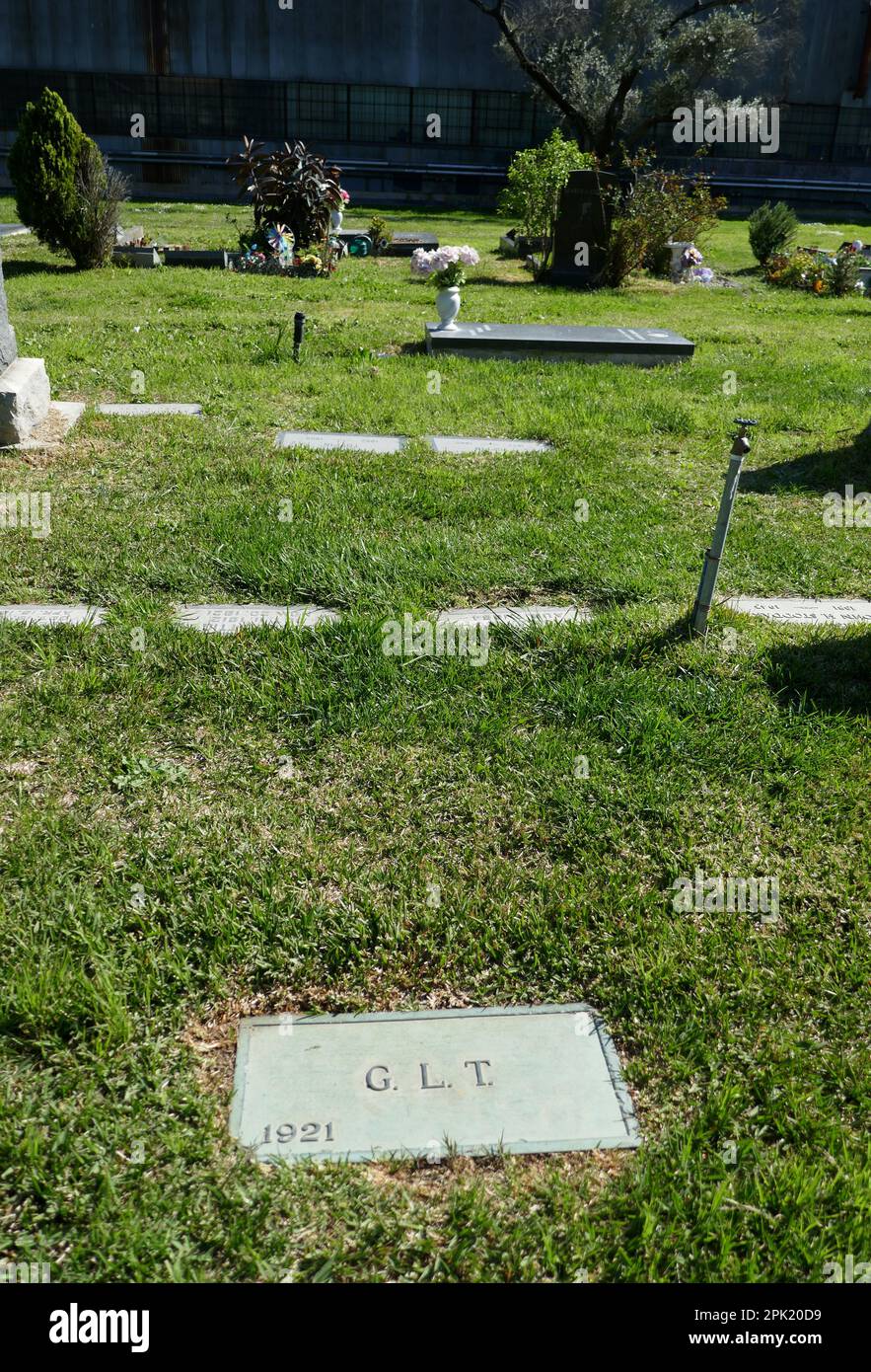 Los Angeles, California, USA 4th April 2023 Actor/director George Loane Tucker's Grave at ...