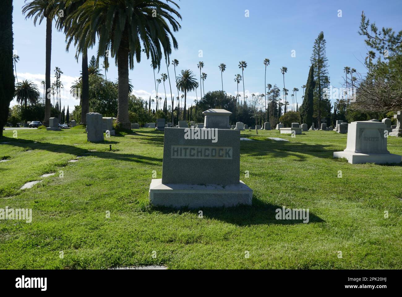 Los Angeles, California, USA 4th April 2023 A general view of atmosphere of Hitchcock Tombstone ...
