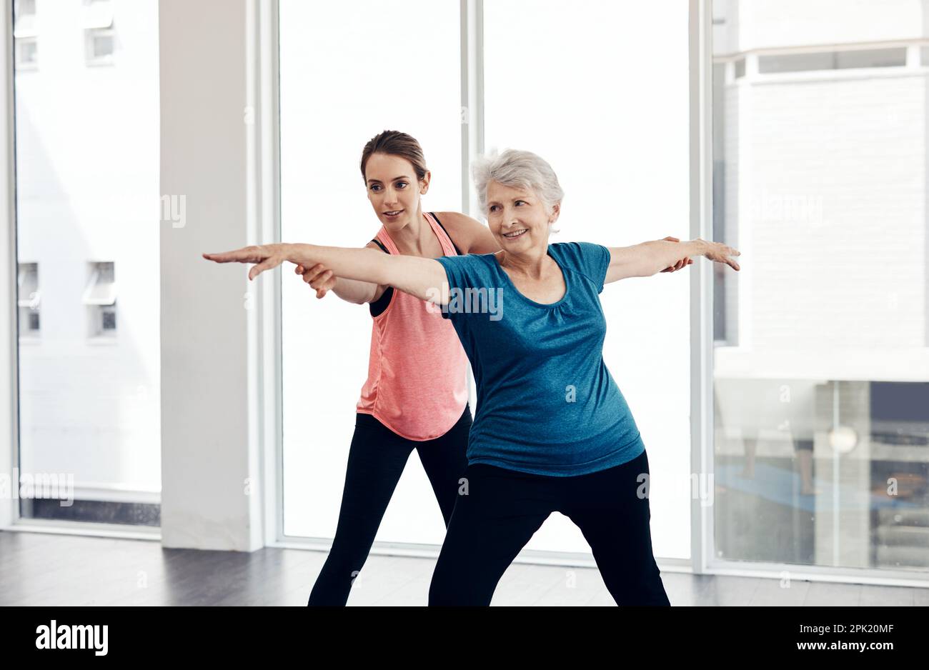 Exercise regularly to keep your muscles loose. a fitness instructor ...