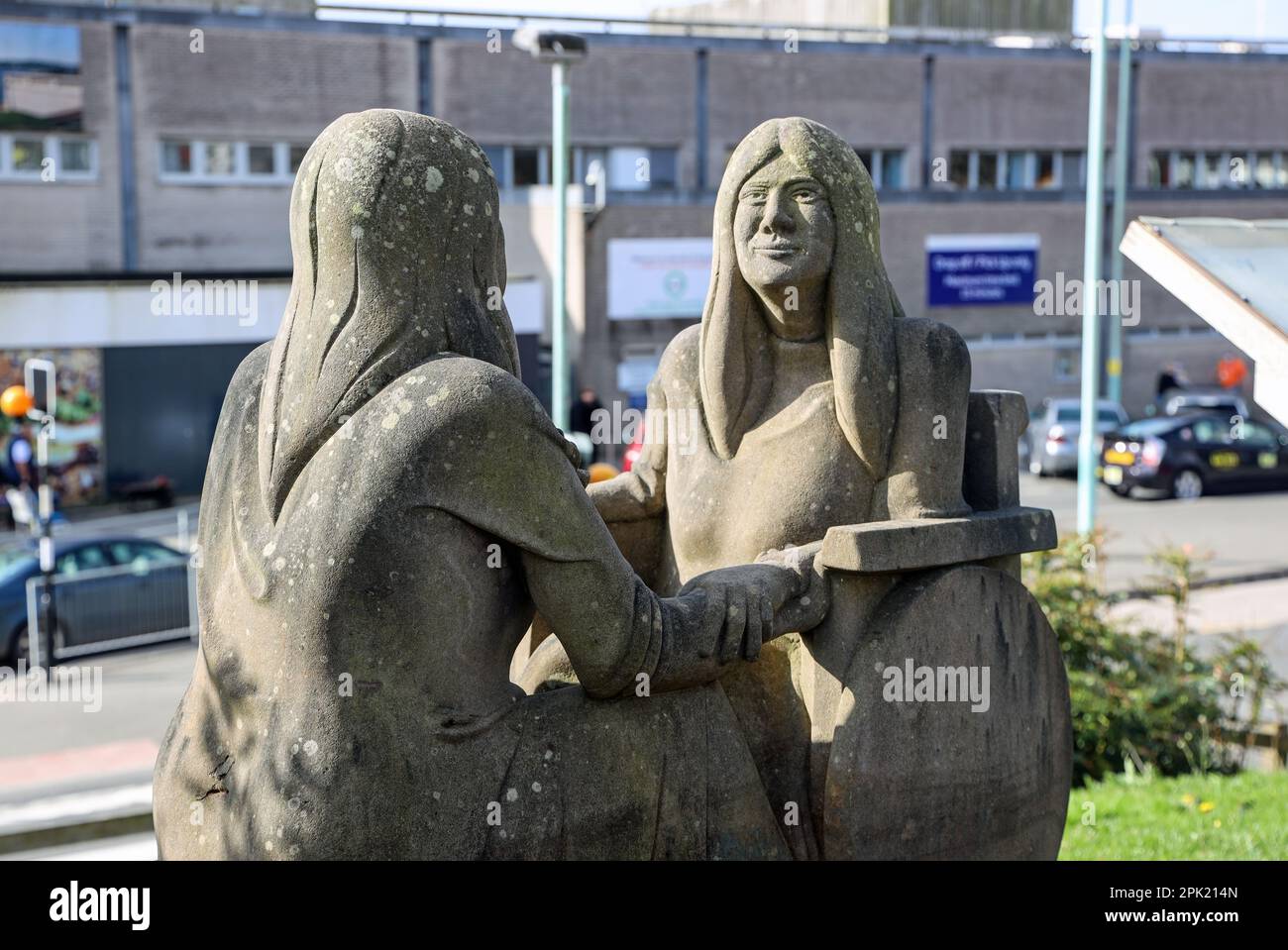 Allan Reford’s Tammy sculpture opposite the main entrance to Derriford ...