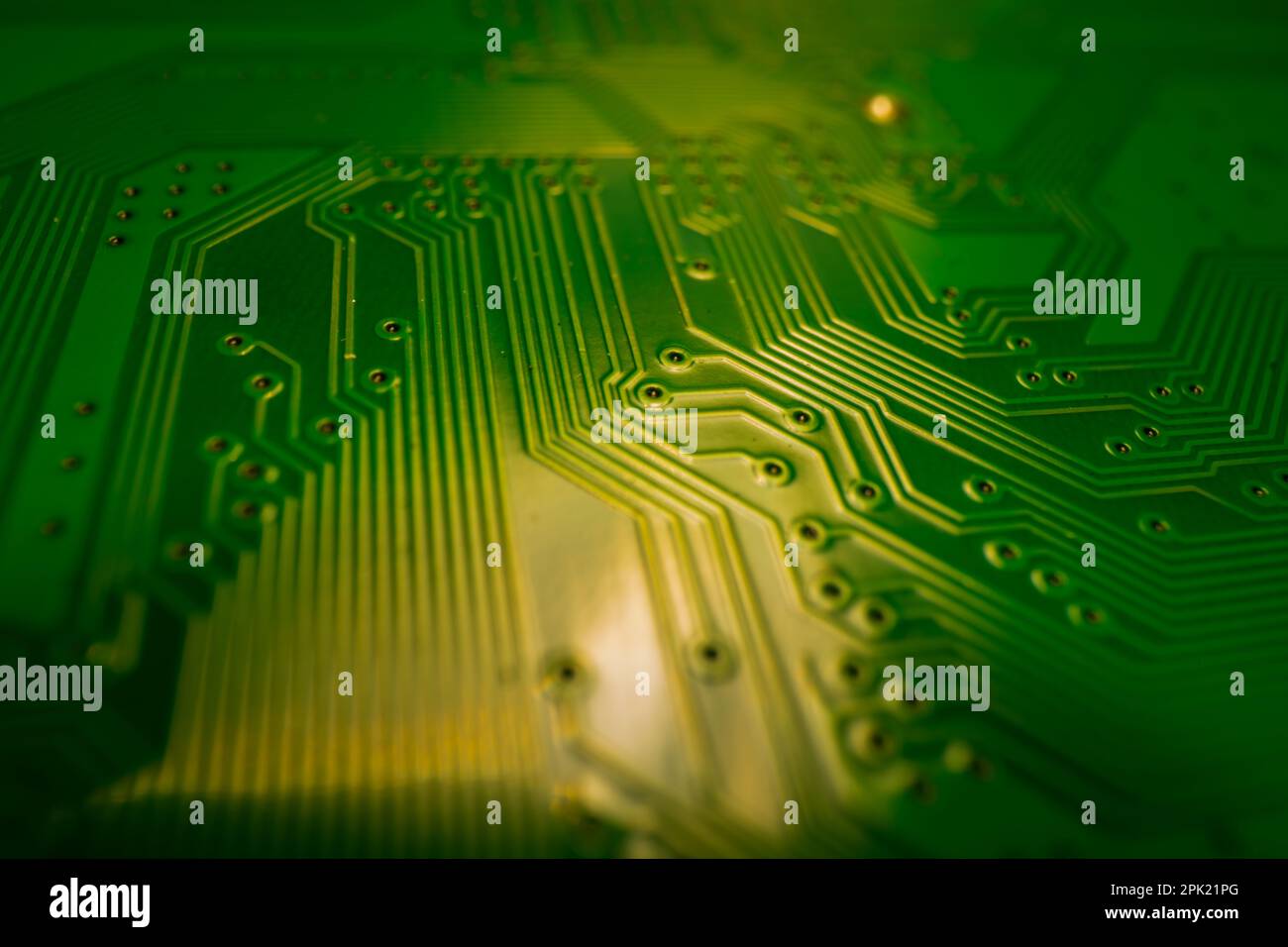 Circuit board. Technological electronic plate with roads and other ...