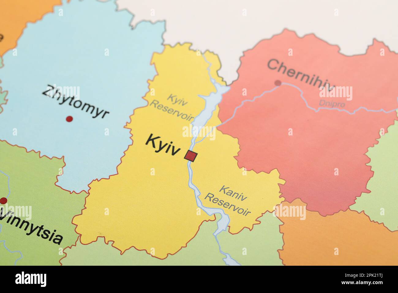 Ukraine political map capital hi-res stock photography and images - Alamy