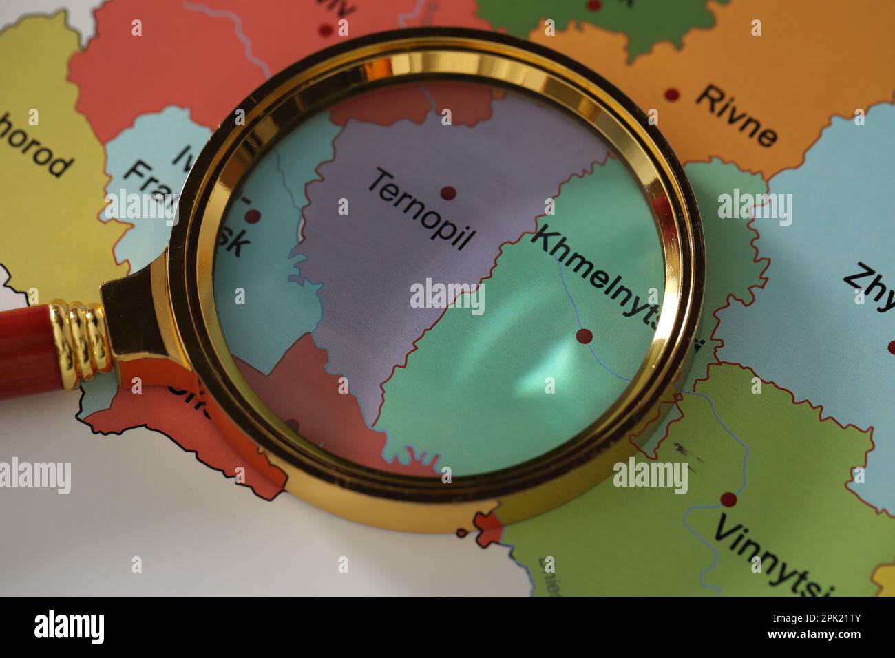 Ternopil map hi-res stock photography and images - Alamy