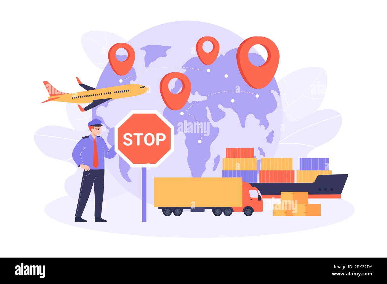 Customs transport Cut Out Stock Images & Pictures - Alamy