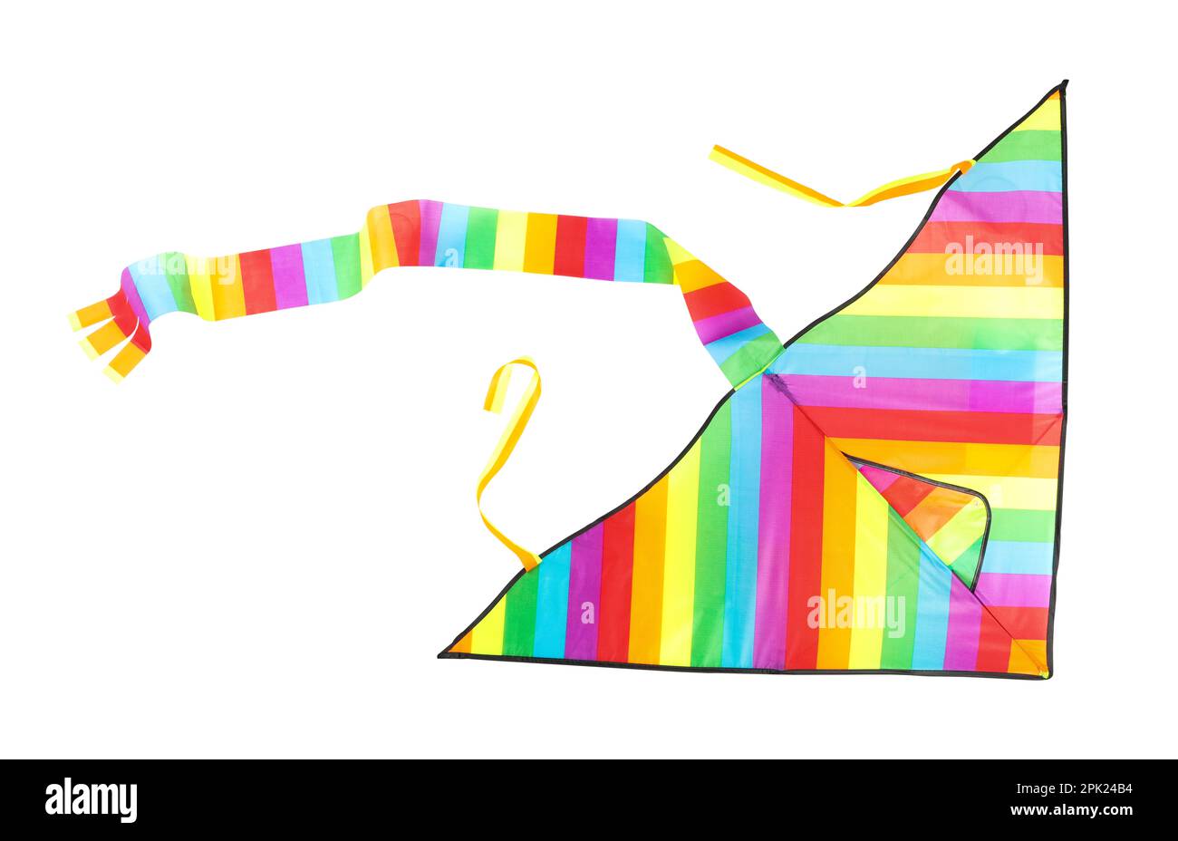 Orange and yellow kite Cut Out Stock Images & Pictures - Alamy