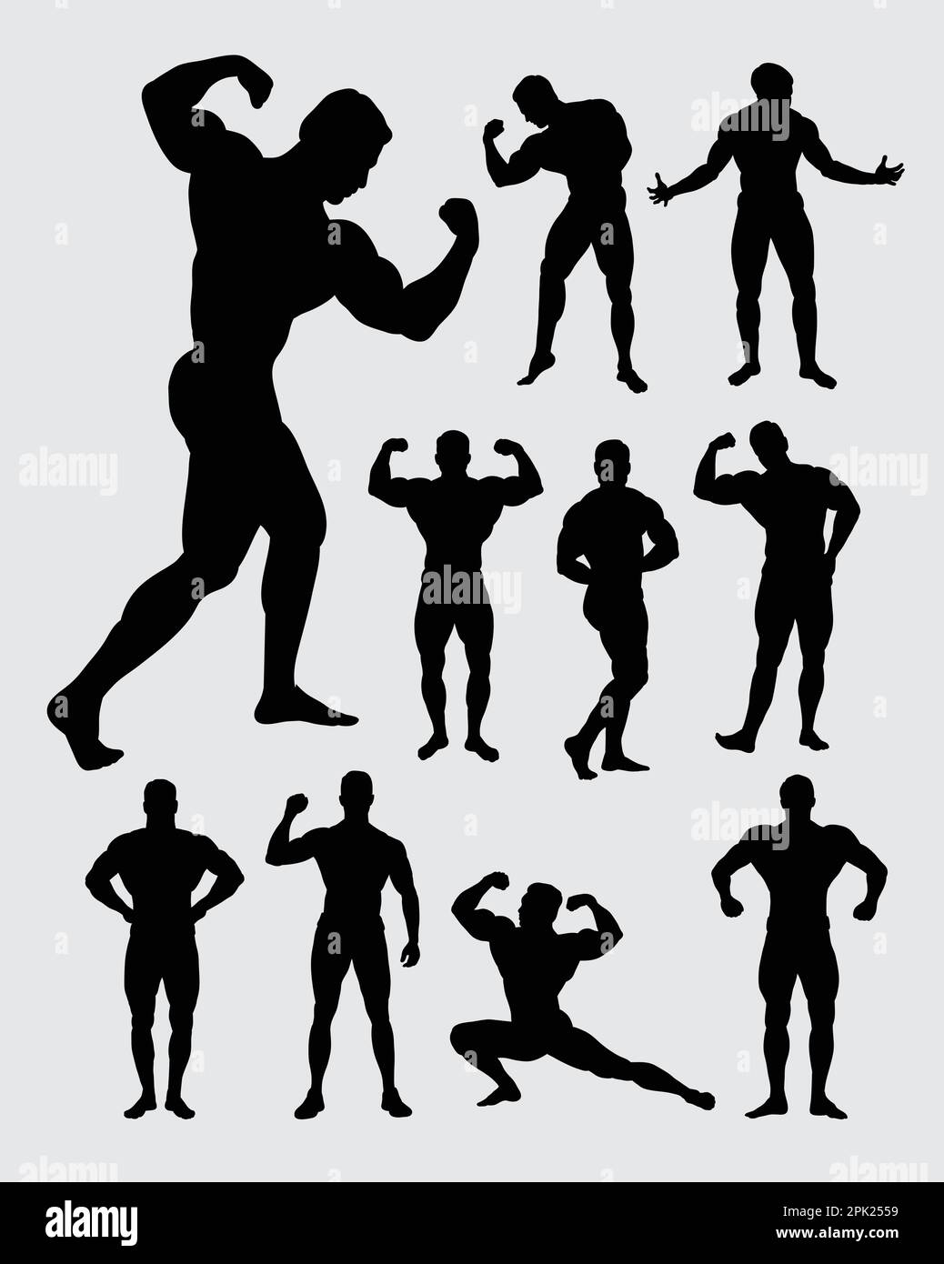 Body building concept Black and White Stock Photos & Images - Alamy