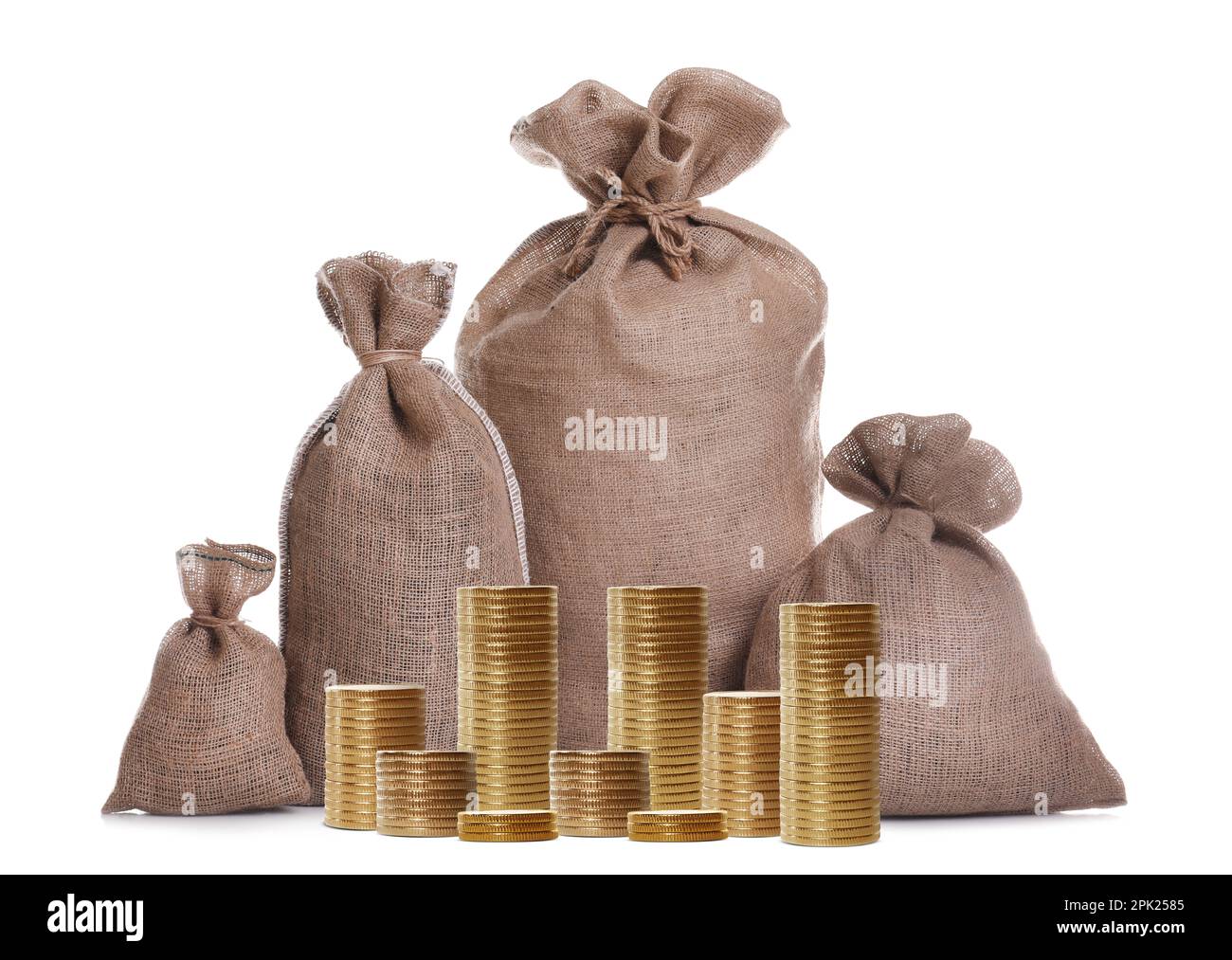 Old sack coins hi-res stock photography and images - Alamy