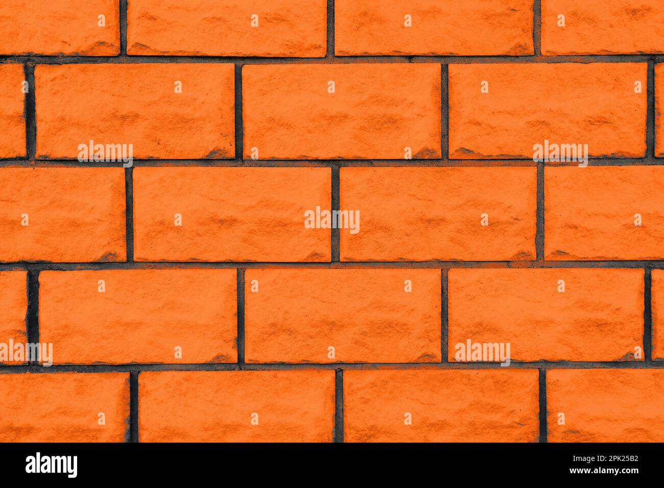 Texture of orange brick wall as background Stock Photo - Alamy