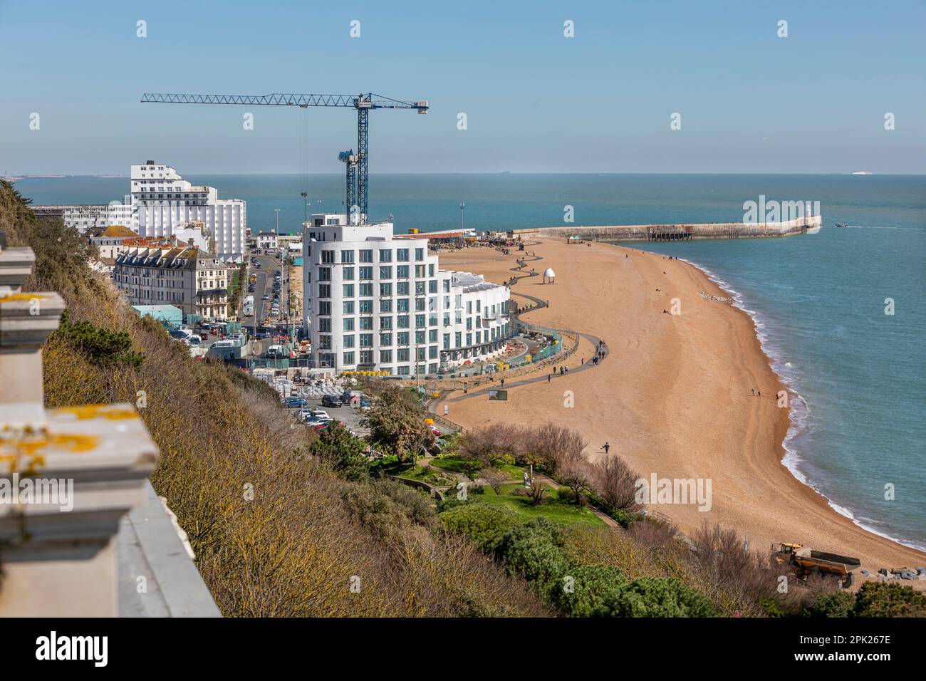 The Shoreline development, Folkestone nearing completion Stock Photo ...