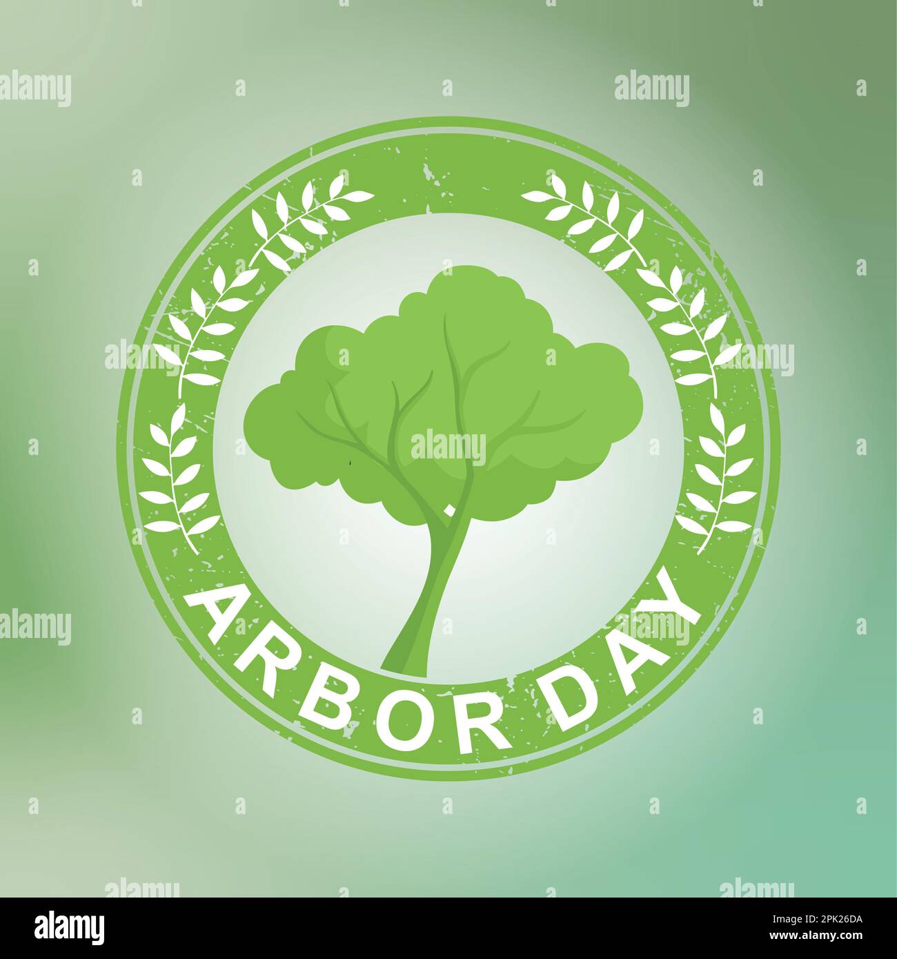 arbor day over white background, Arbor Day Celebrations, modern vector ...