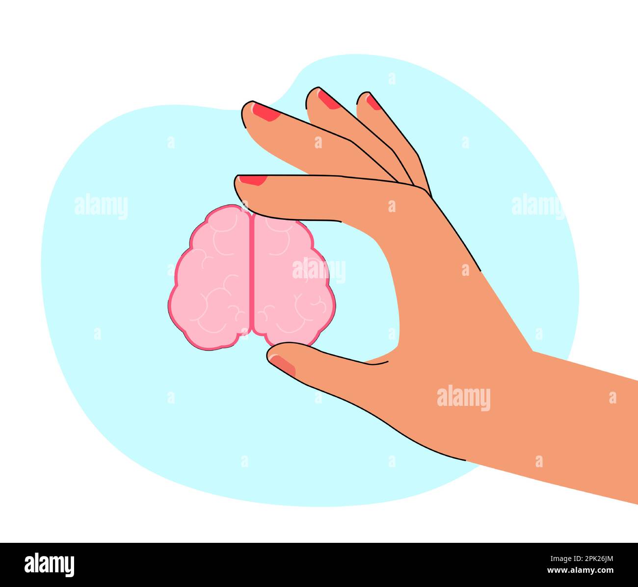 Small brain Stock Vector Images - Alamy