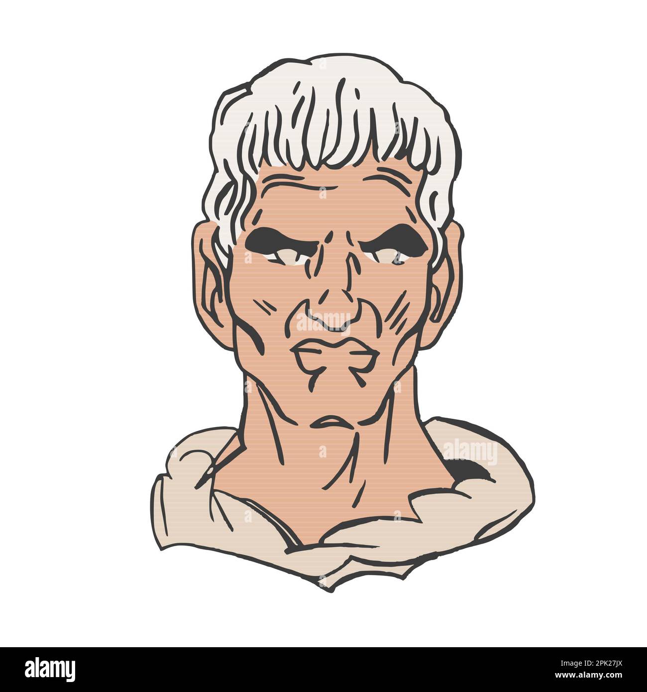 Portrait du general romain Varus (Publius Quinctilius Varus) (46 avant ...