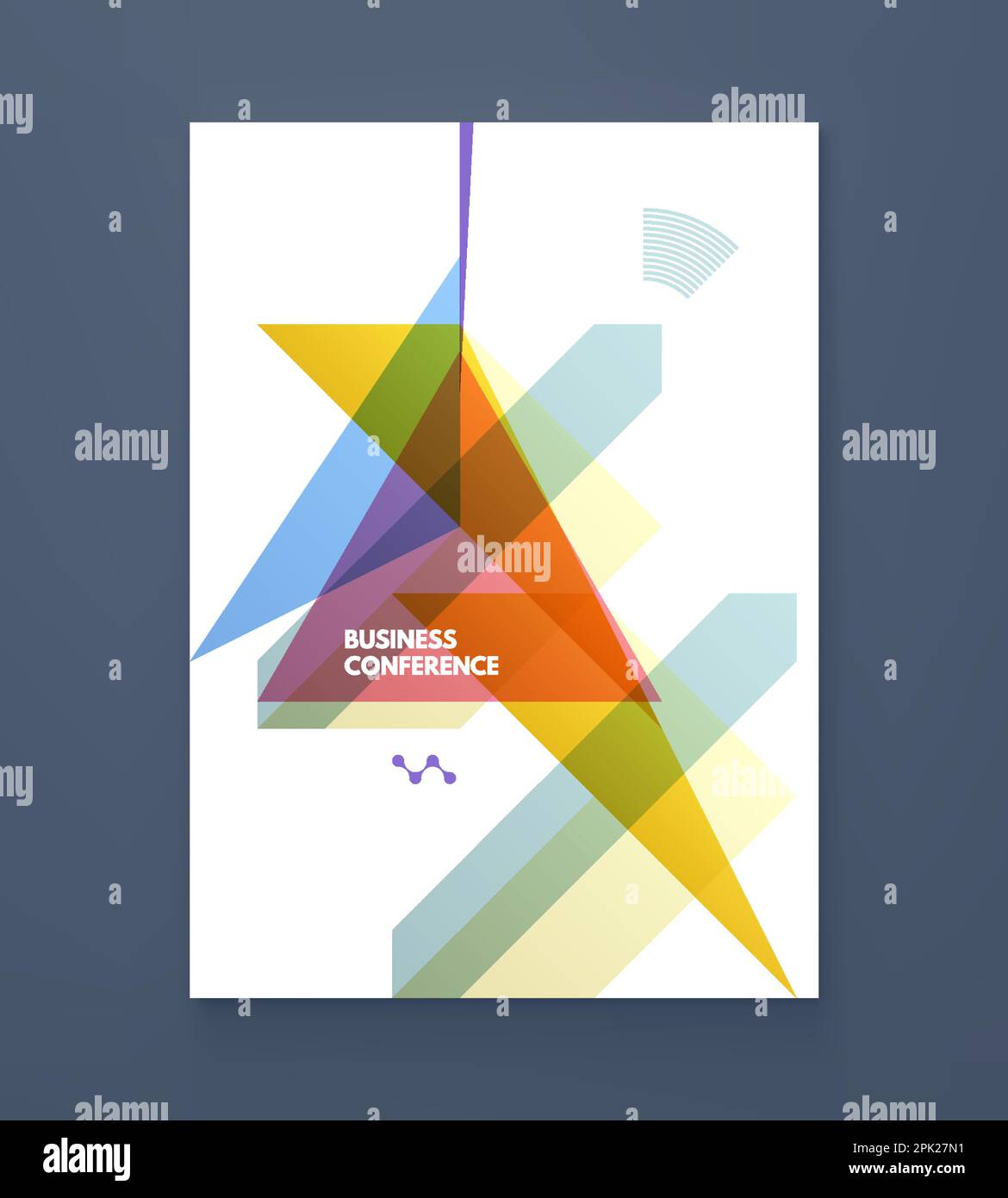 Art composition of flat colorful vector shapes. Abstract transparency ...