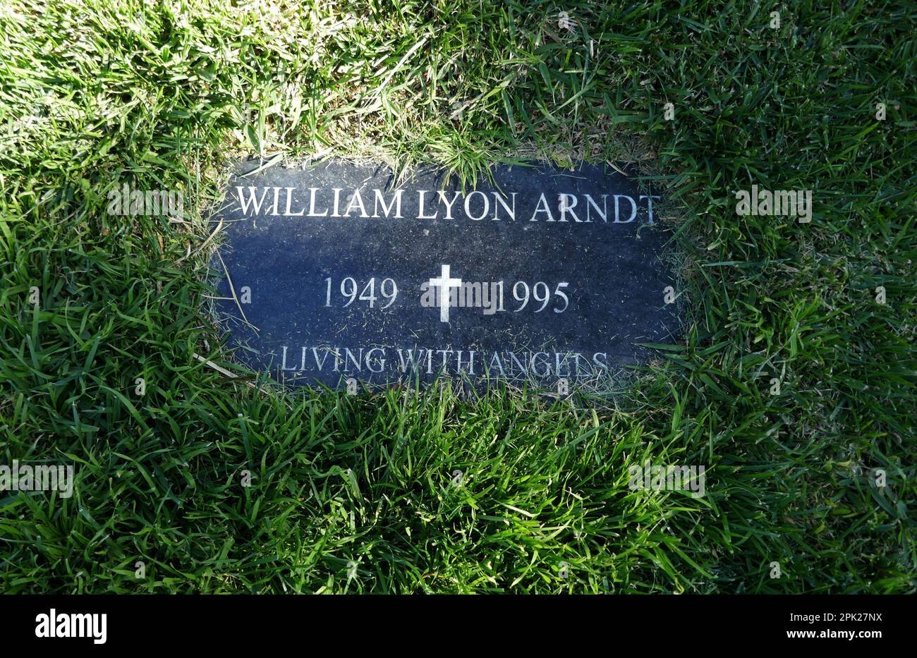 Los Angeles, California, USA 4th April 2023 William Lyon Arndt's Grave ...