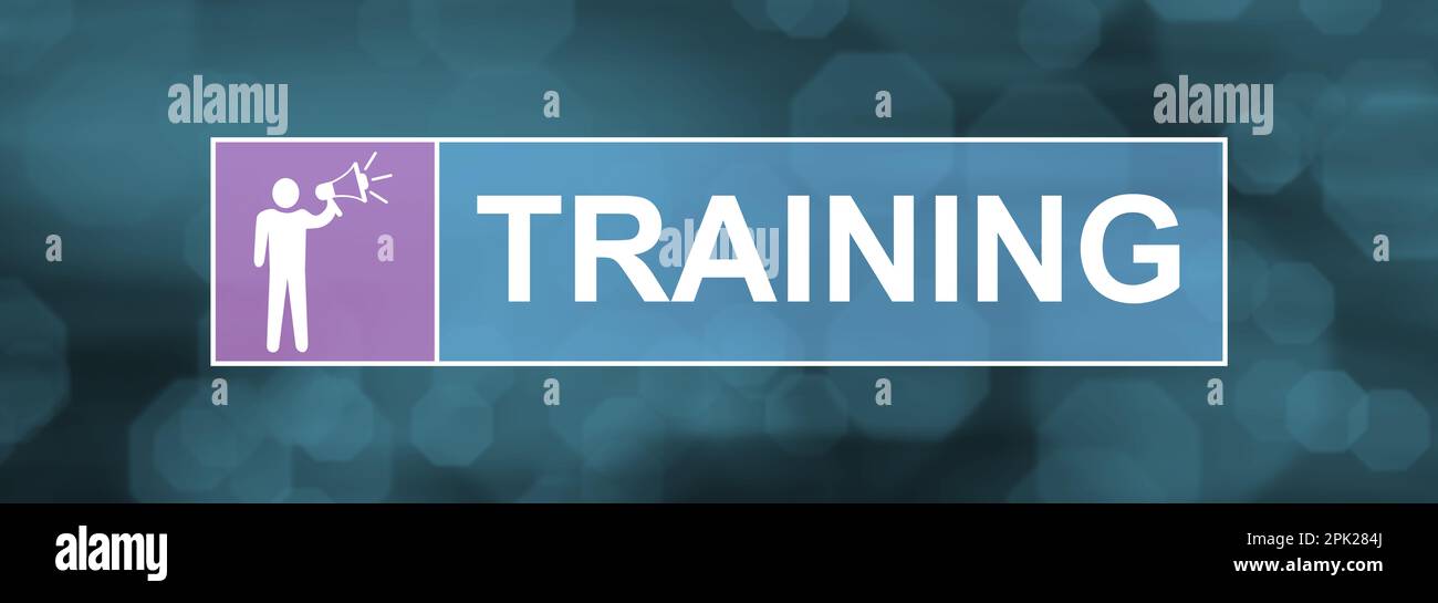 Illustration of a training concept Stock Photo - Alamy