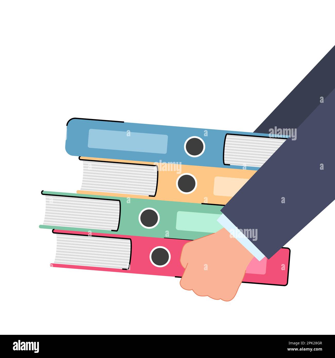 Giving documents Stock Vector Images - Alamy