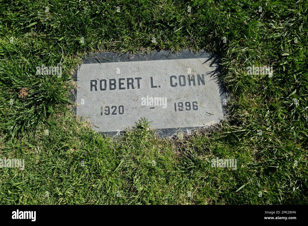 Los Angeles, California, USA 4th April 2023 Robert Cohn Grave in Family ...