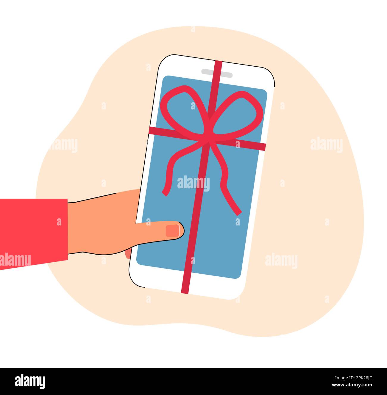 Mobile phone winning Cut Out Stock Images & Pictures - Alamy